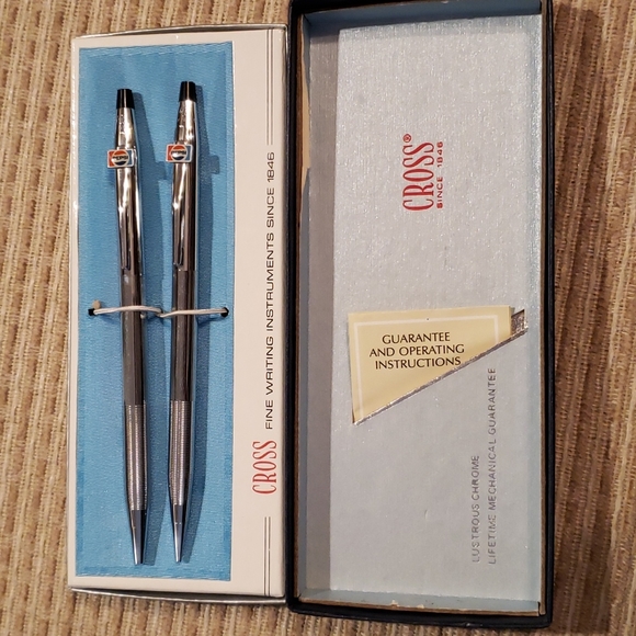 Cross | Office | Vintage Cross Pen And Pencil Set With Pepsi Logo ...